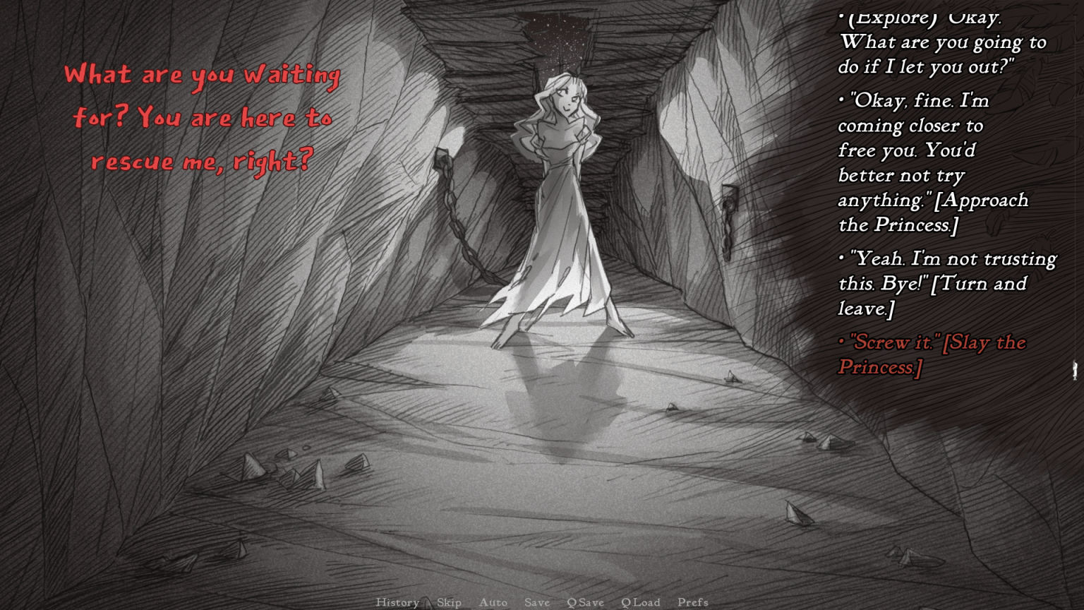 Slay the Princess: Full Walkthrough + All Possible Endings - SUPEREALM